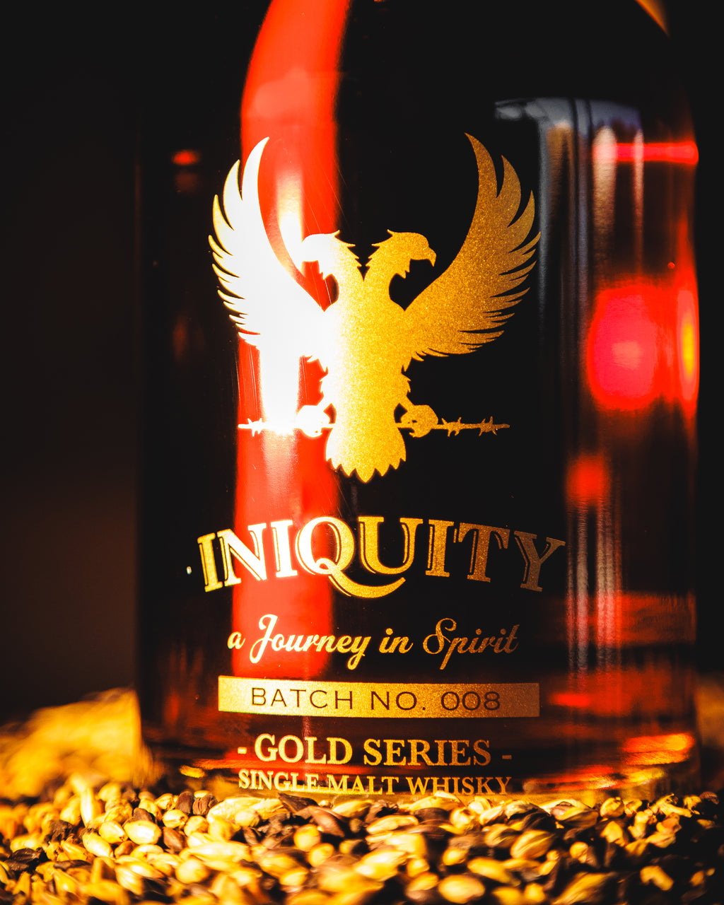 Iniquity Whisky Gold Batch No. 008 – Tin Shed Distilling Co.